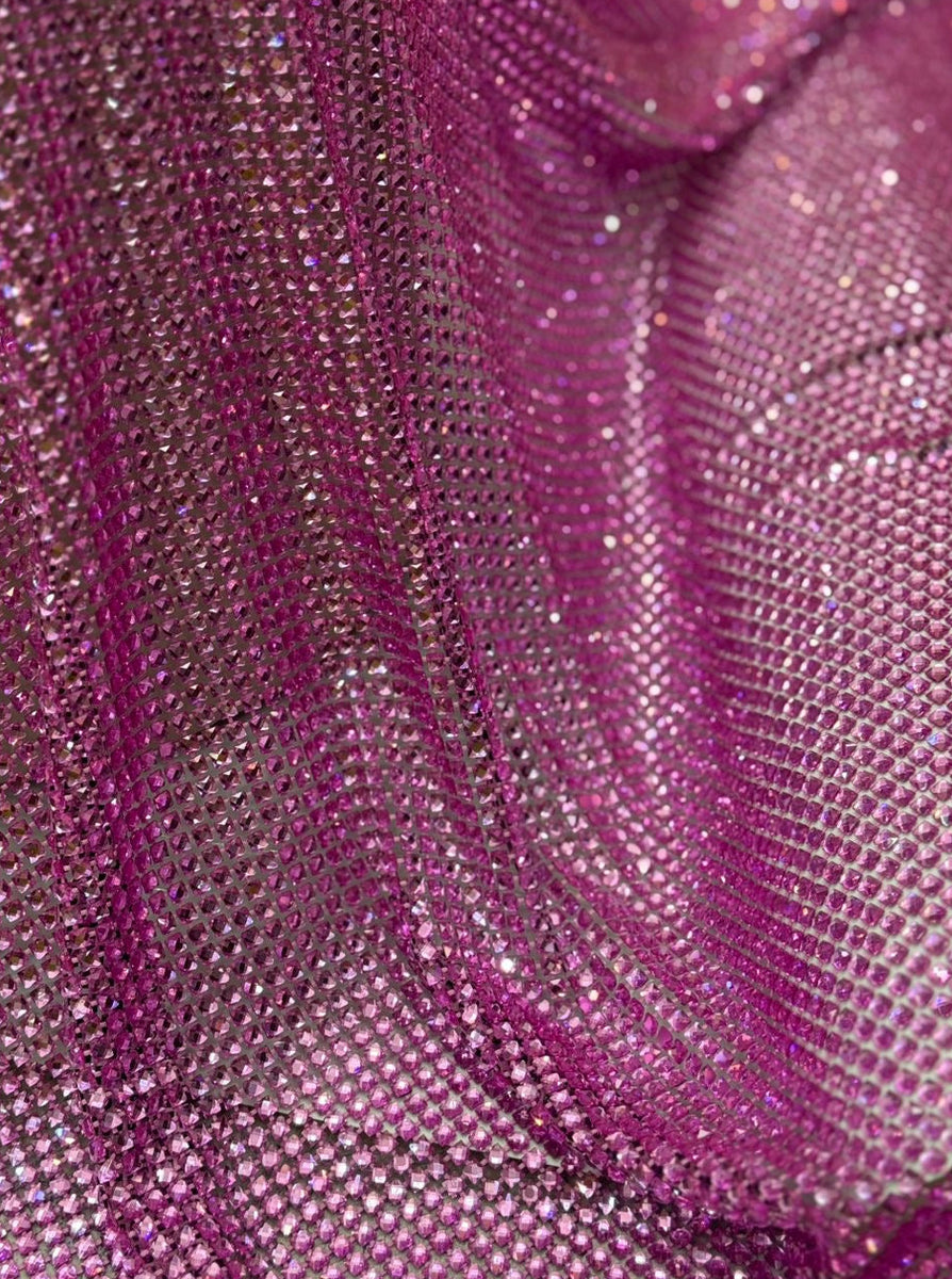 Rose in Light Rose Fishnet – Atelier Rioux Fabric Store
