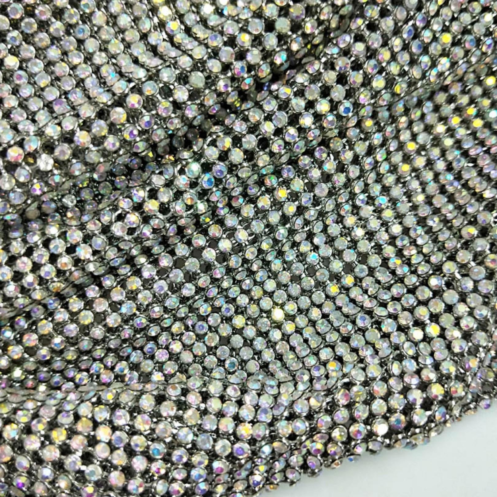 Crystal AB Crystal Mesh – Atelier Rioux Fabric Store